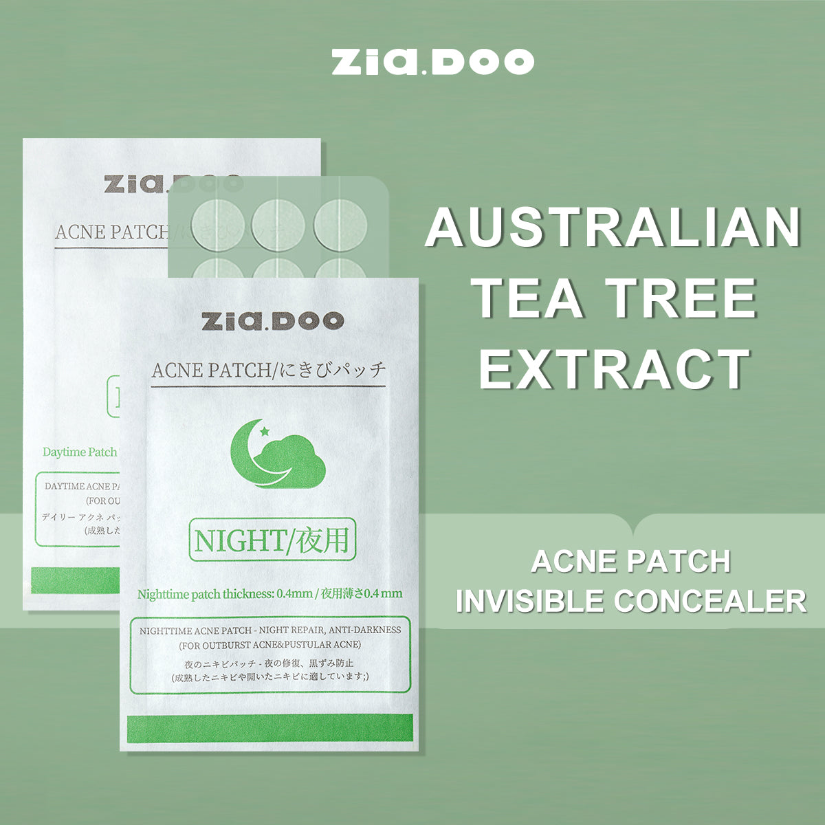 ZIA.DOO ACNE PATCH 24PCS | ziadoo
